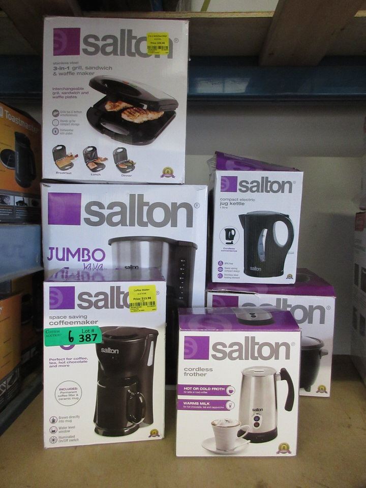 6 Salton Small Kitchen Appliances