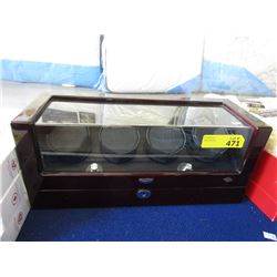 Electronic Rotating Watch Display Case