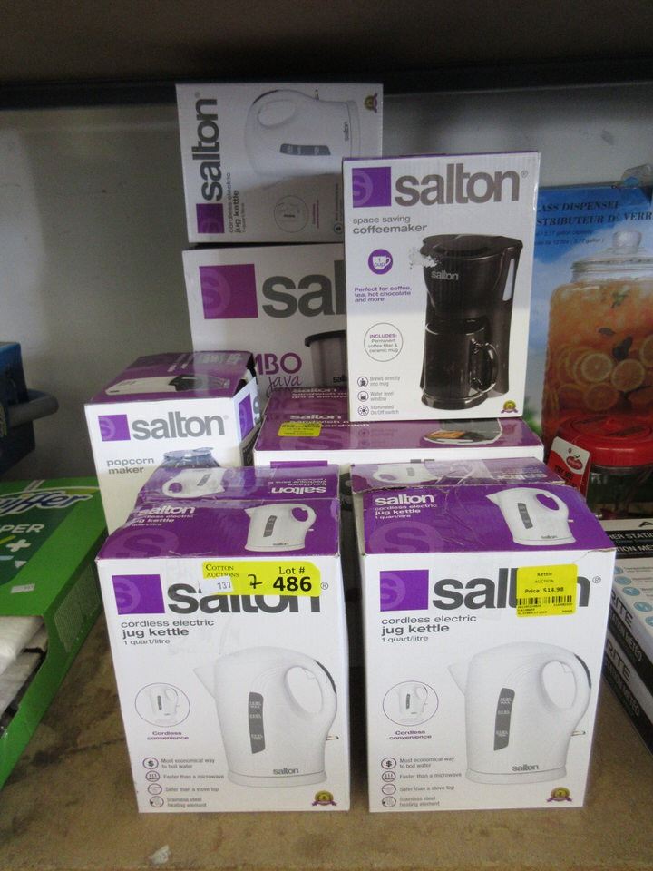 7 Salton Small Kitchen Appliances - Store Returns