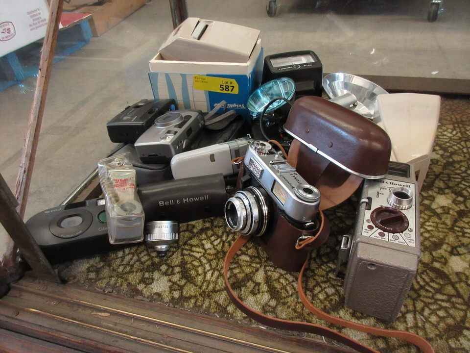 10 Vintage Camera Accessories & Cameras