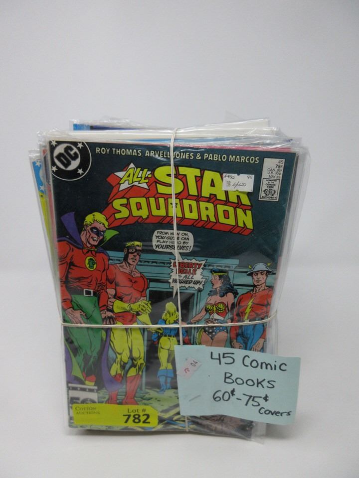 45 Comics with 60¢ to 75¢ Covers