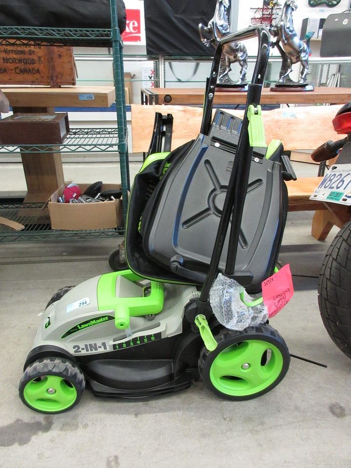 LawnMaster 2-in-1 Lawn Mower with Grass Catcher