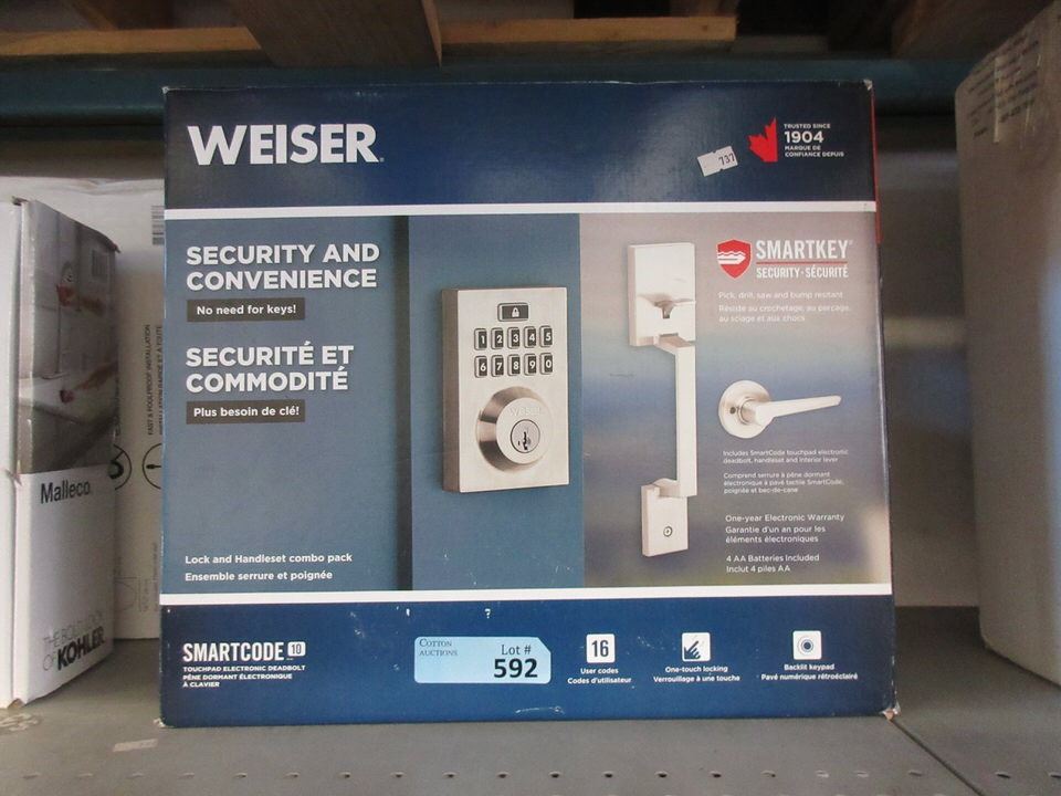 Weiser Smartkey Lock & Hand Set