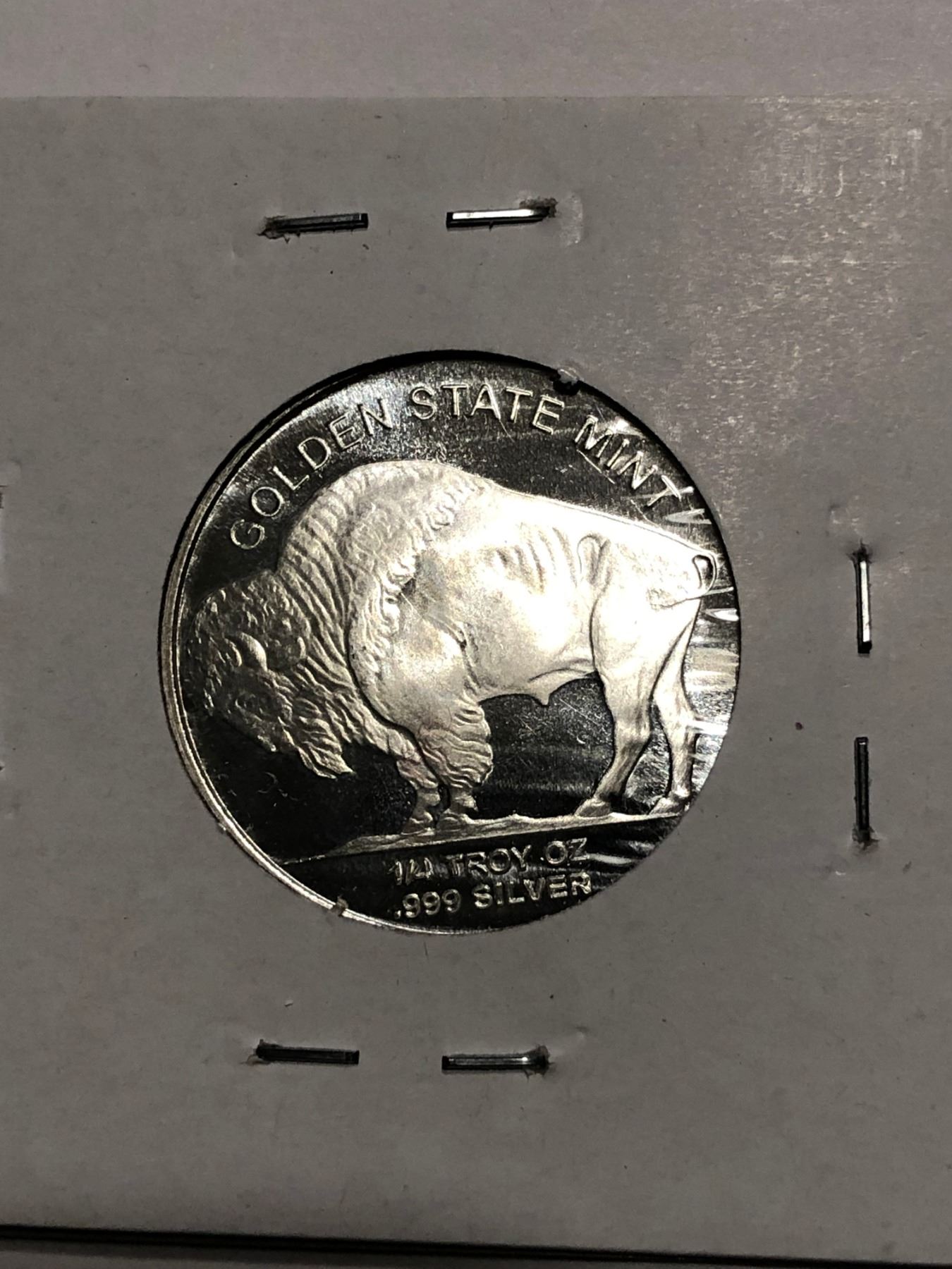 Buffalo Chief Silver Bullion Coin 1/4oz 999 Fine Silver