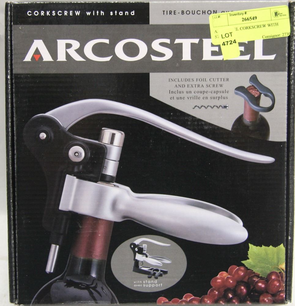 ARCOSTEEL CORKSCREW WITH STAND