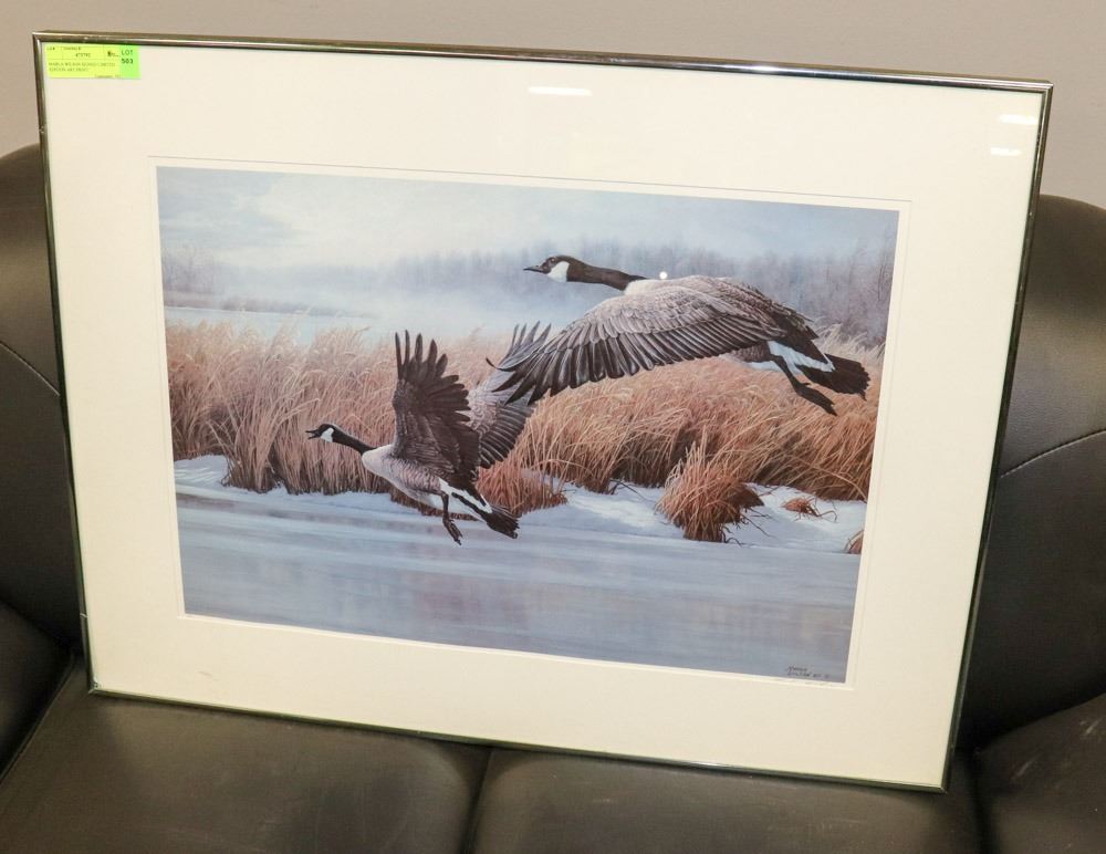 MARLA WILSON SIGNED LIMITED EDITION ART PRINT.