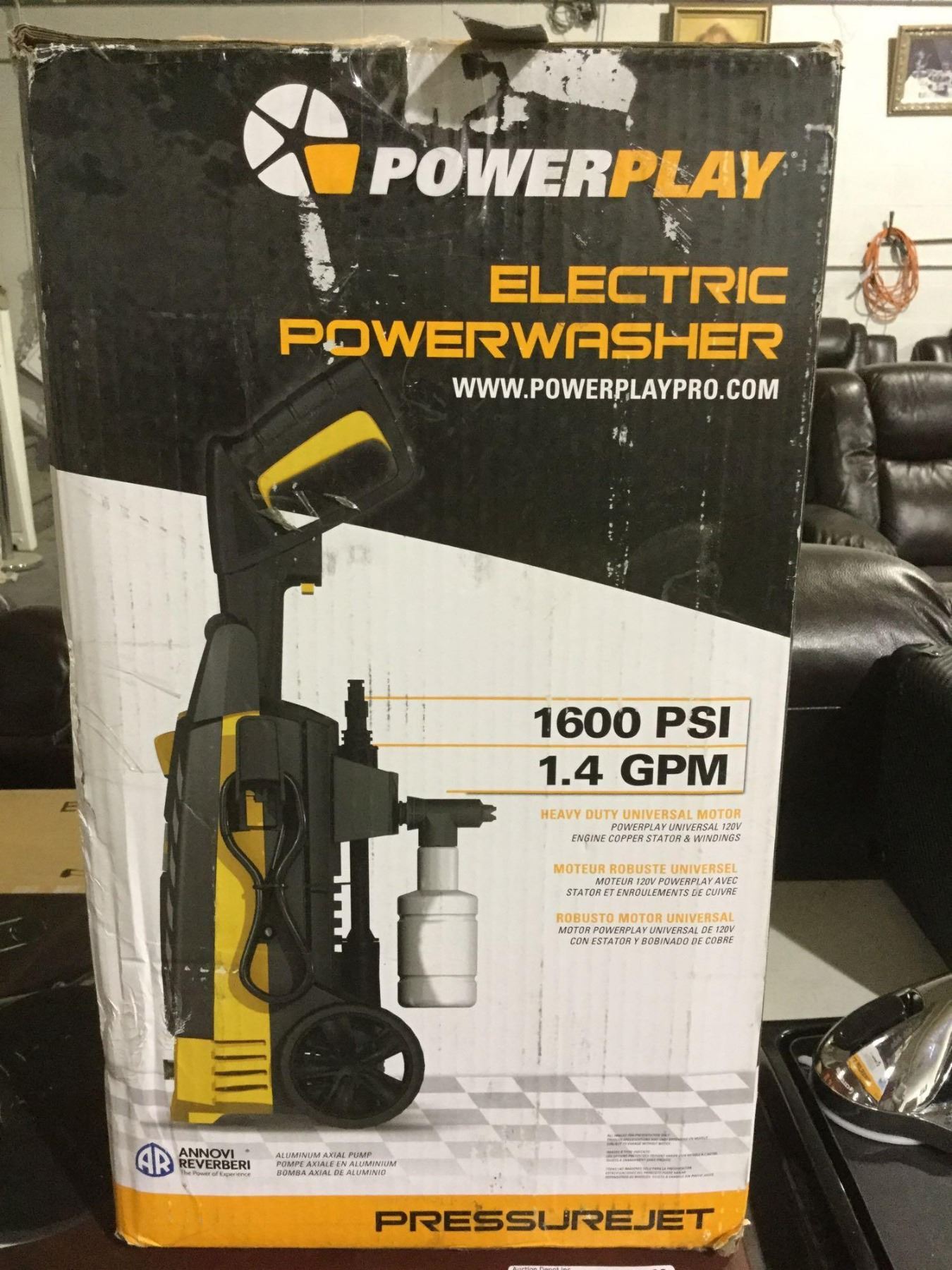 PowerPlay Electric Powerwasher 1600 PSI