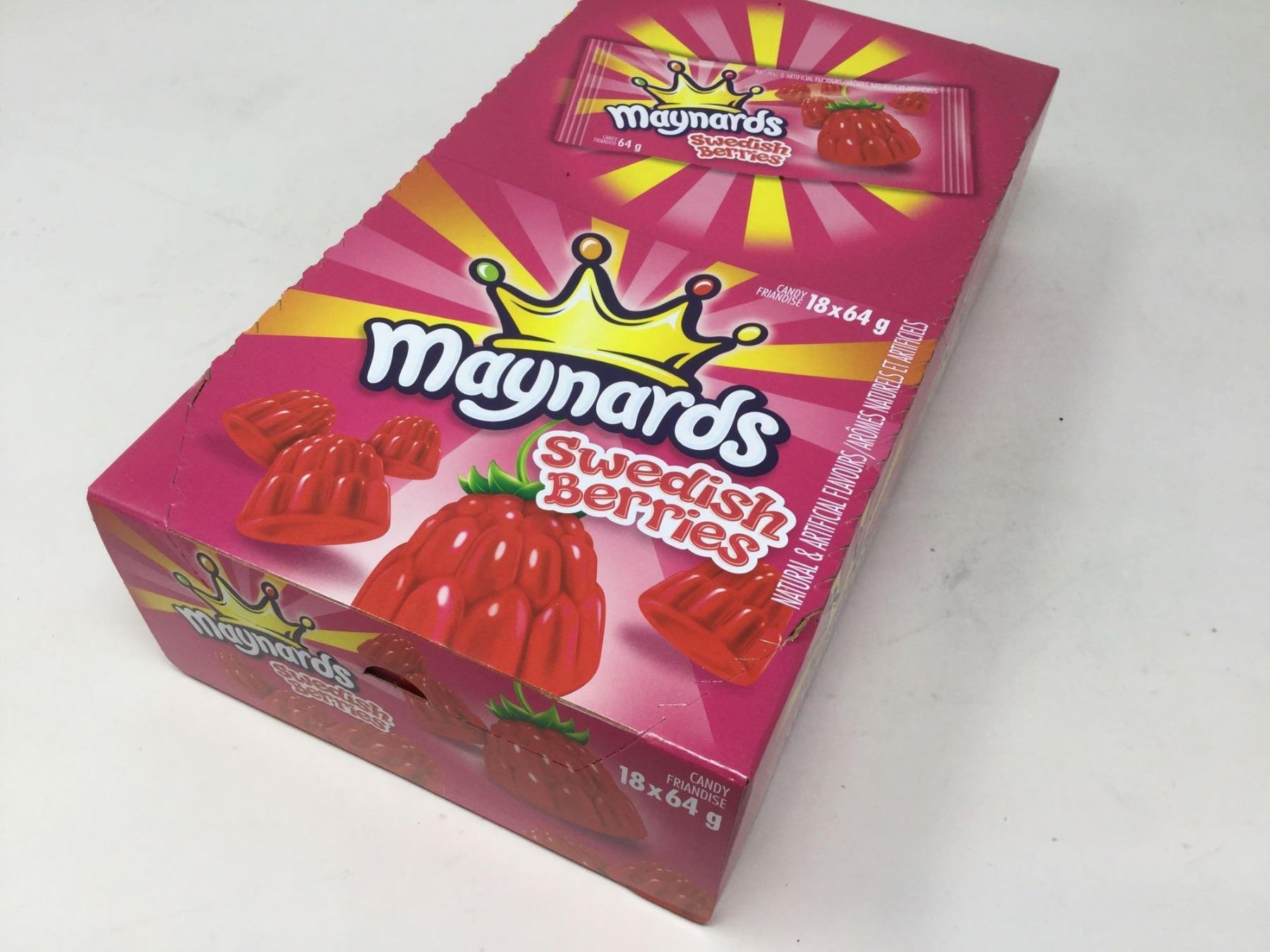 Case of Maynards Swedish Berries (18 x 64g)