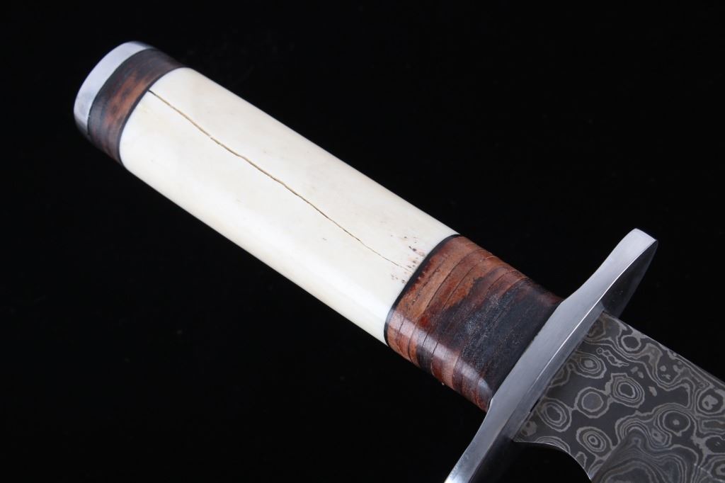 M.T. Knives Bozeman Indian Chief & Damascus Tanto