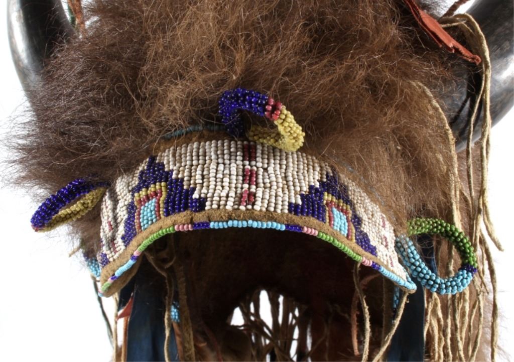 Sioux Buffalo Horn Headdress 1870's Style Replica