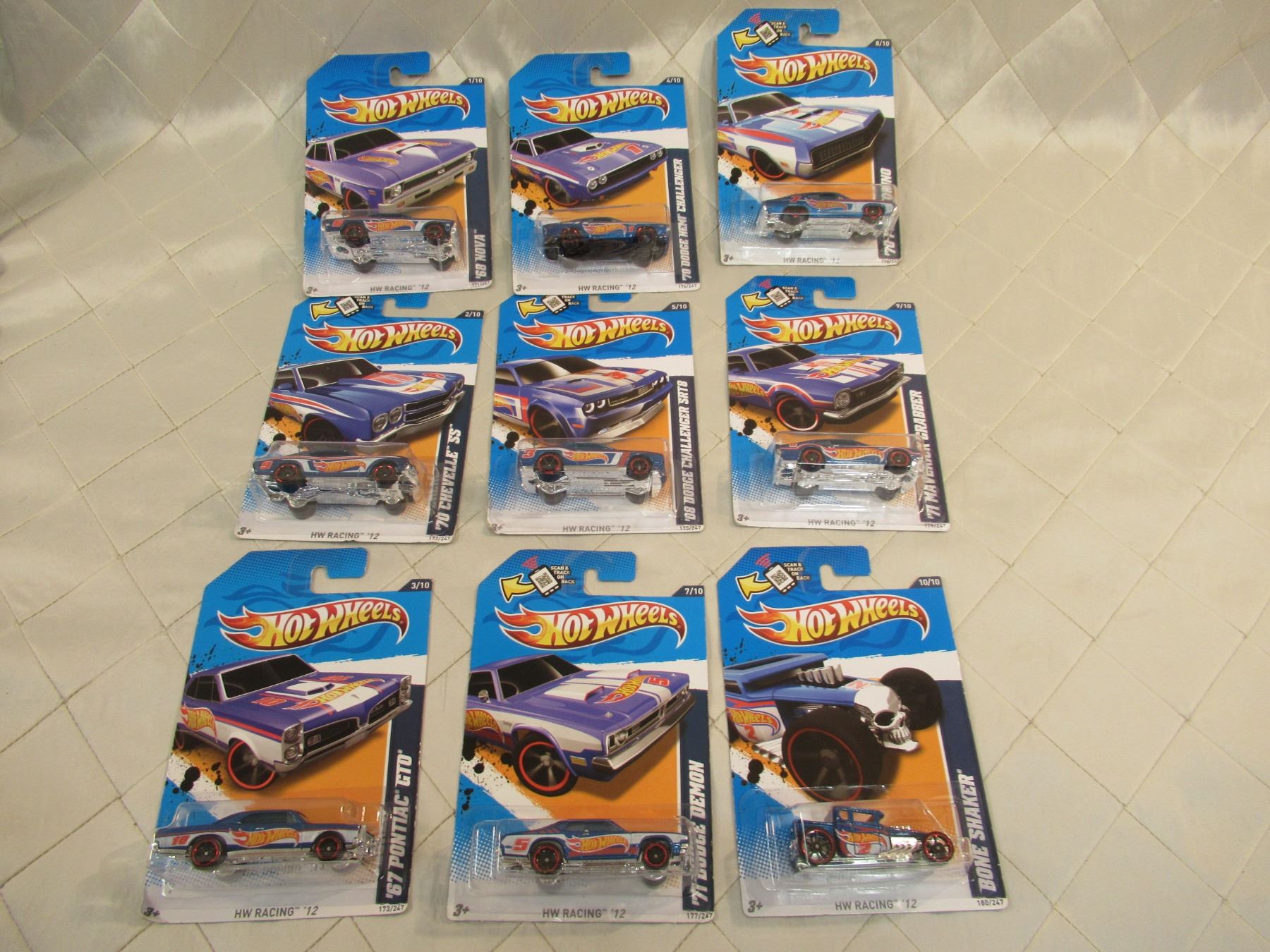9 Hot Wheels HW Racing '12