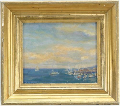 GEORGE OVERBURY “POP” HART (1868-1933) THE YACHT