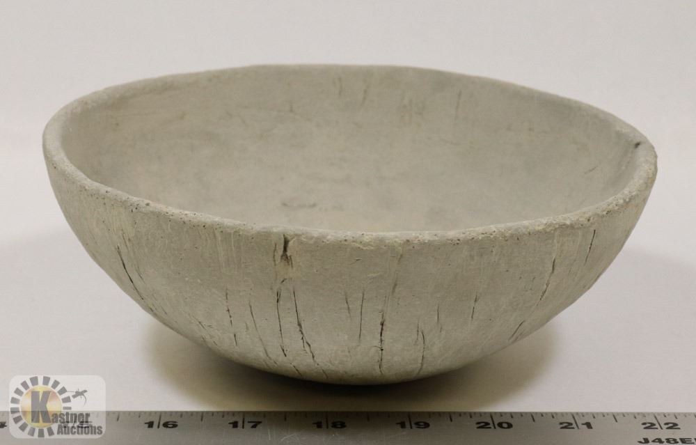 UNGLAZED CLAY BOWL UNSIGNED UNKNOWN ARTIST unglazed-clay-bowl-unsigned-unknown-artist