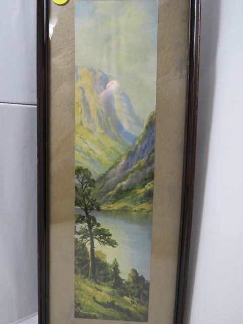 MOUNTAIN RIVER PAINTING (SIGNED M. THOMPSON) *IN FRAME* - Schmalz Auctions
