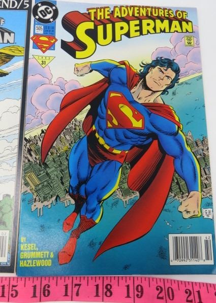 LOT OF 3 COMIC BOOKS (ADVENTURES OF SUPERMAN) *1993 #7* (1993 #31 ...
