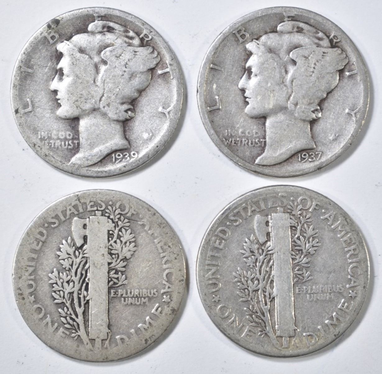 COLLECTORS LOT: MERCURY DIME ROLL,