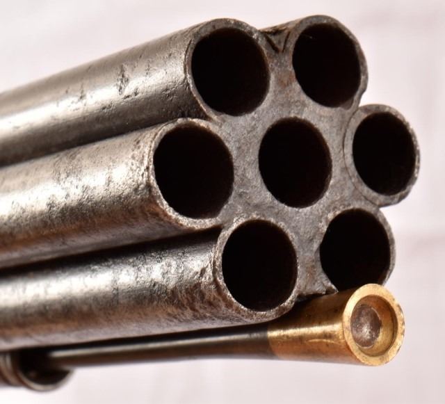 W. Parker 7 Barrel Volley Gun