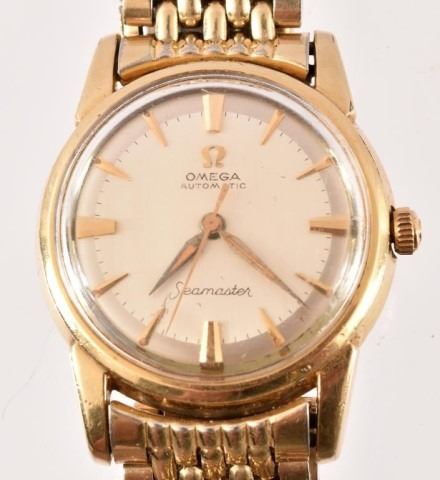 Omega Seamaster 14k Gold Filled Wristwatch