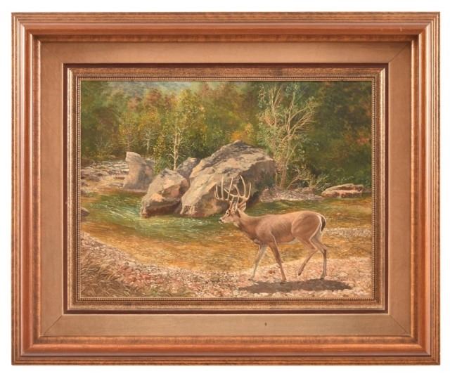 Travis Keese White Tail Deer Painting