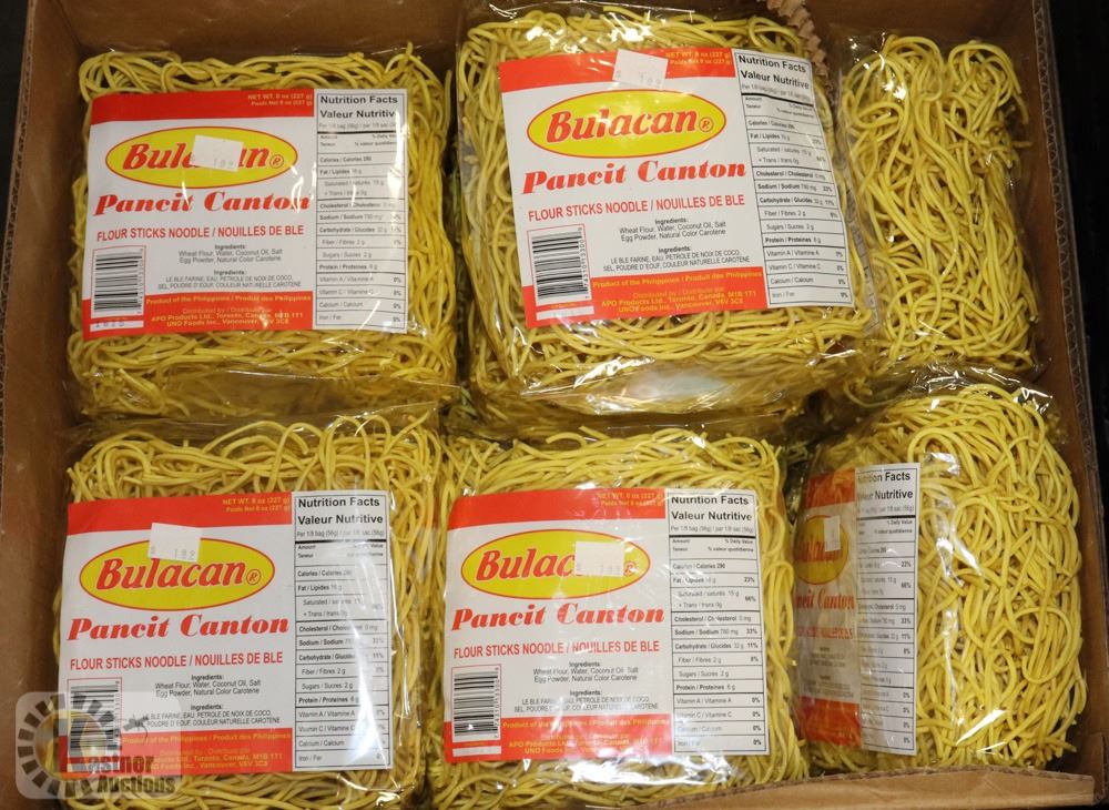 BOX OF BULACAN PANCIT CANTON FLOUR STICK NOODLES