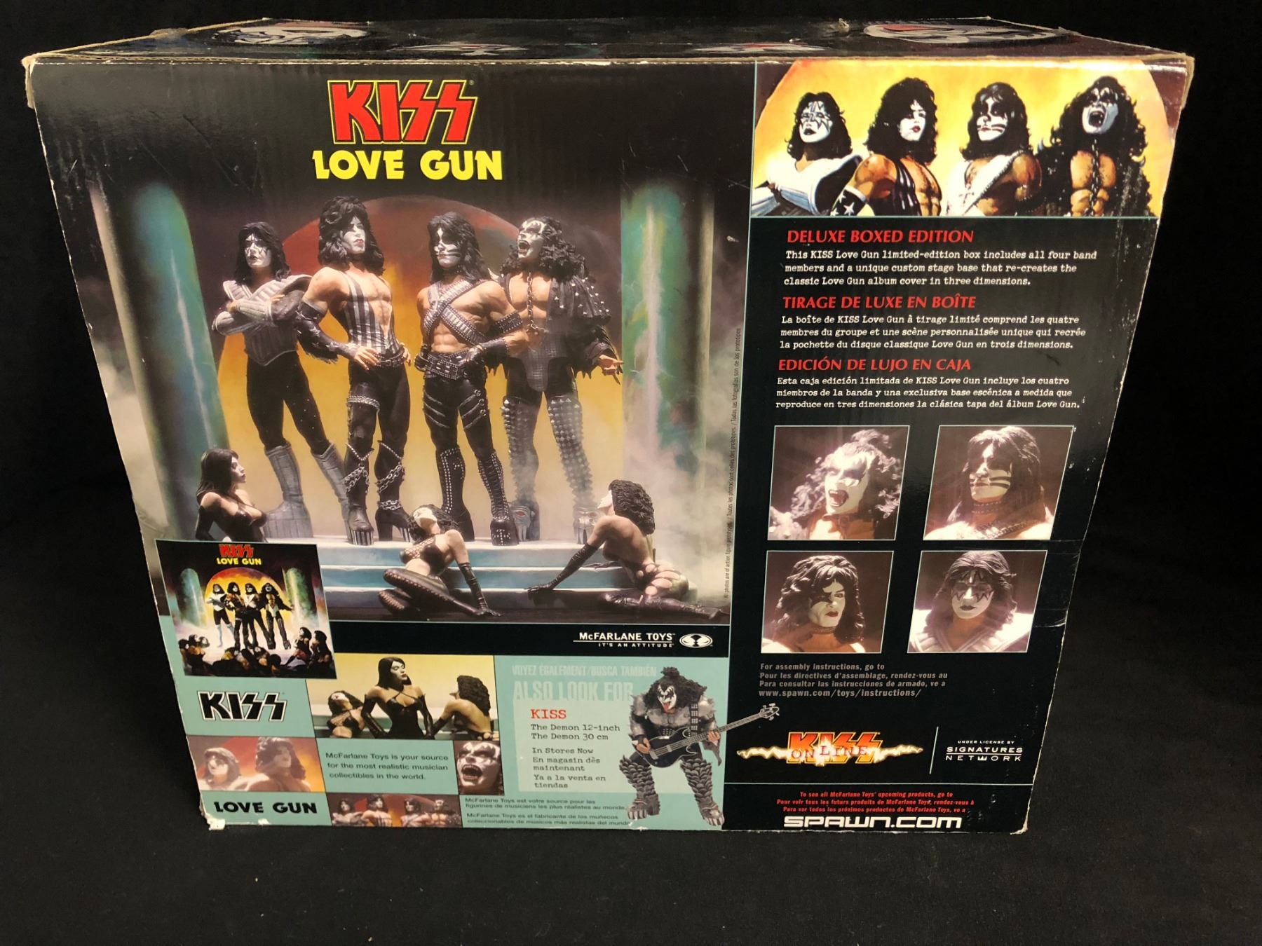 2004 MacFarlane Toys - Kiss Love Gun Deluxe Boxed Set