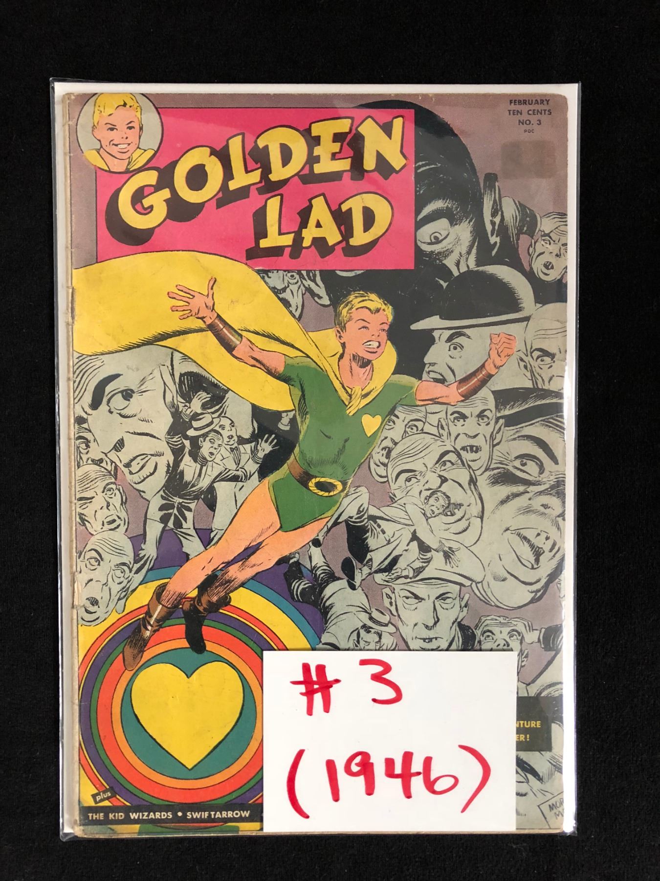 GOLDEN LAD #3 COMIC BOOK (1946)