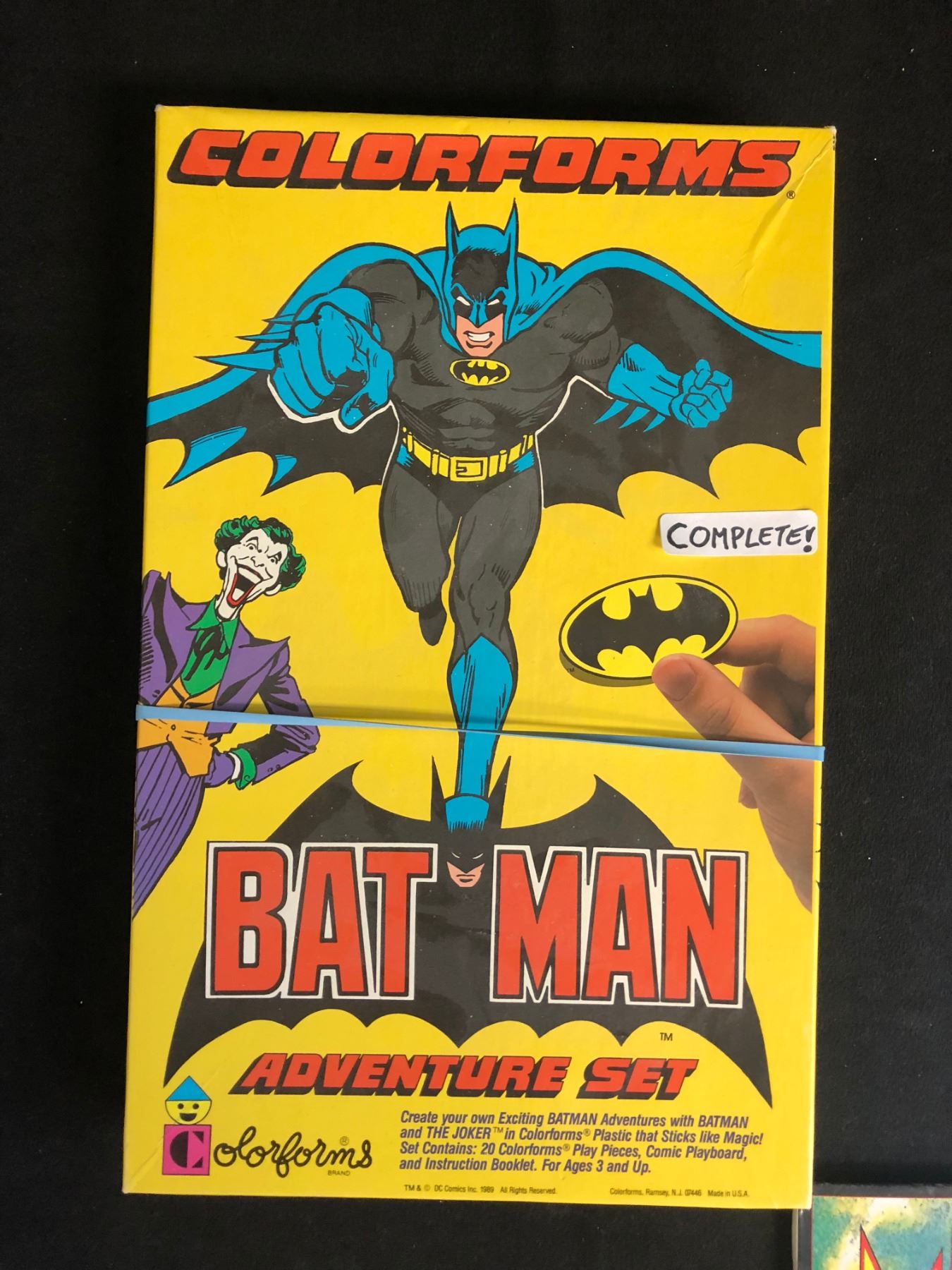 COLORFORMS BATMAN ADVENTURE SET (COMPLETE)