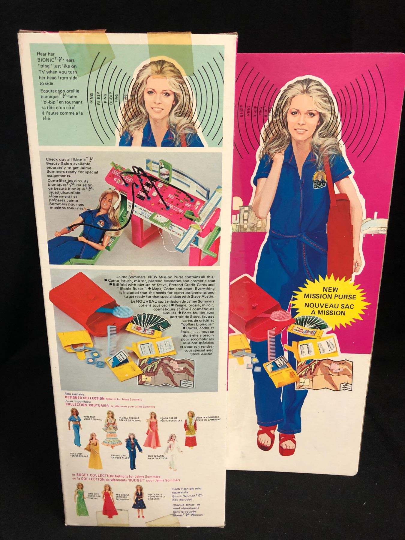 The Bionic Woman Kenner Vintage Doll With Mission Purse (1975)