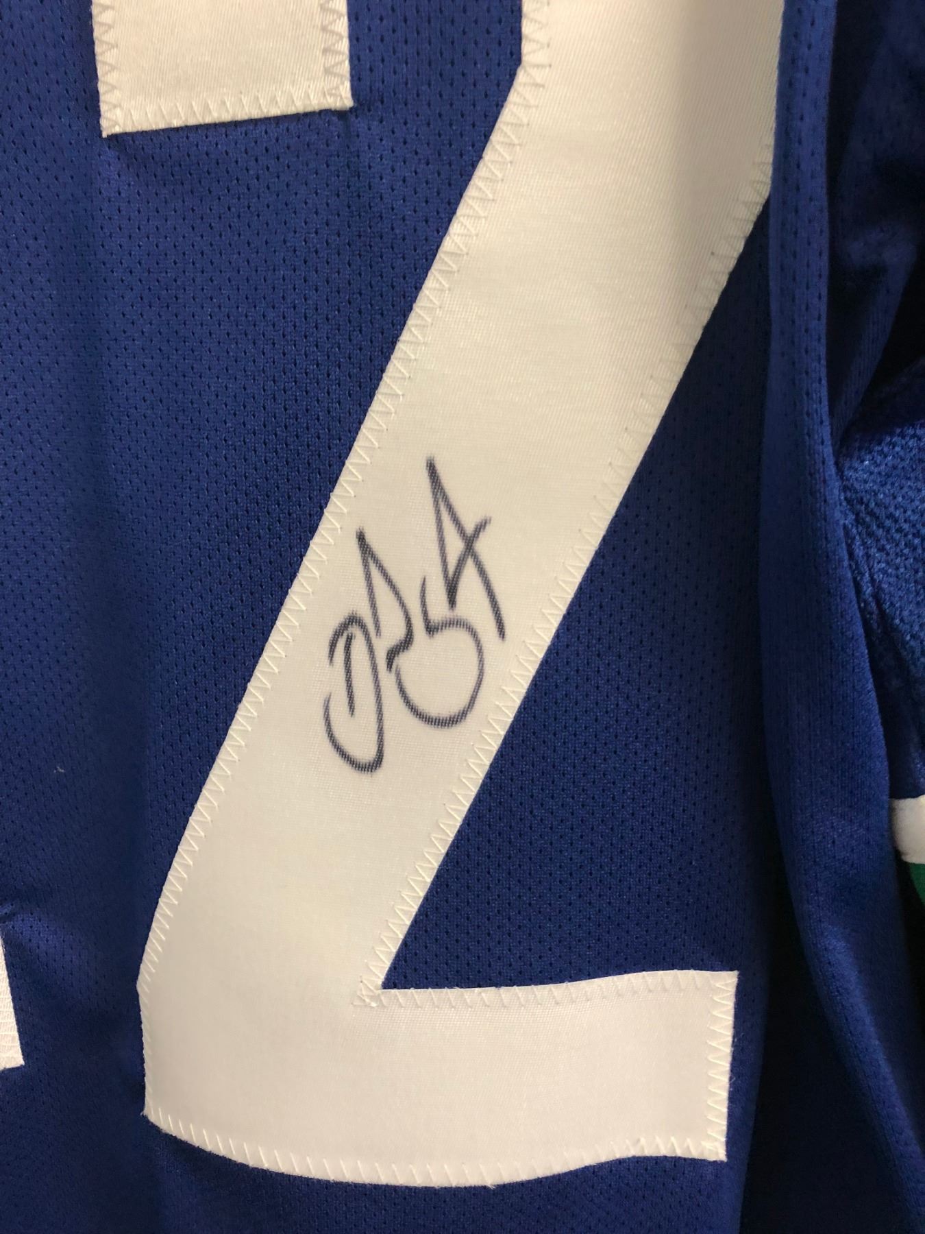 DANIEL SEDIN SIGNED CANUCKS JERSEY