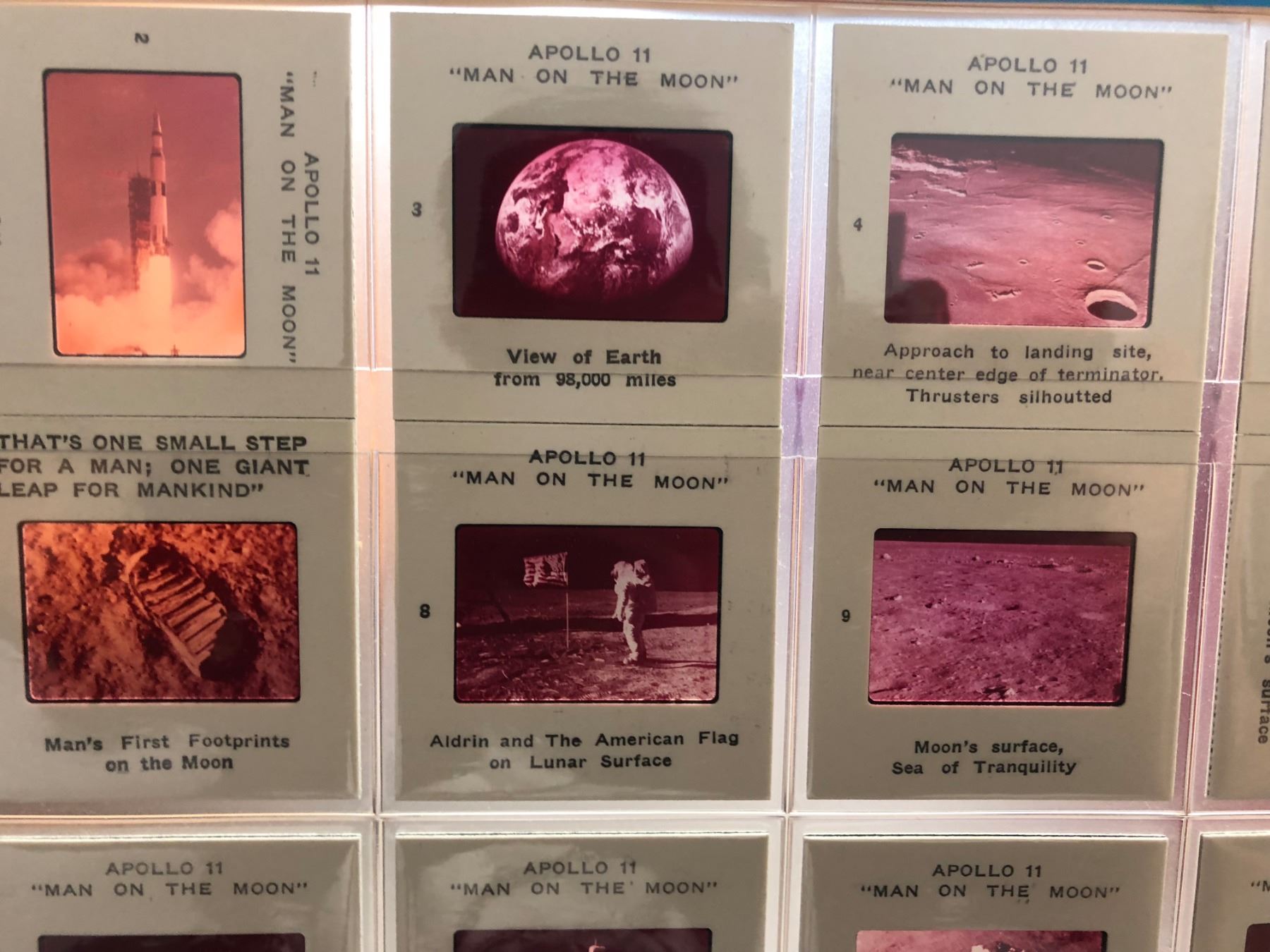 APOLLO 11 MISSION (35MM COLOR SLIDES)
