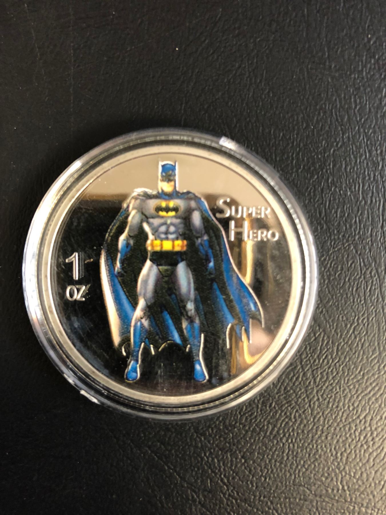 2014 1 Ounce Silver Batman Coin