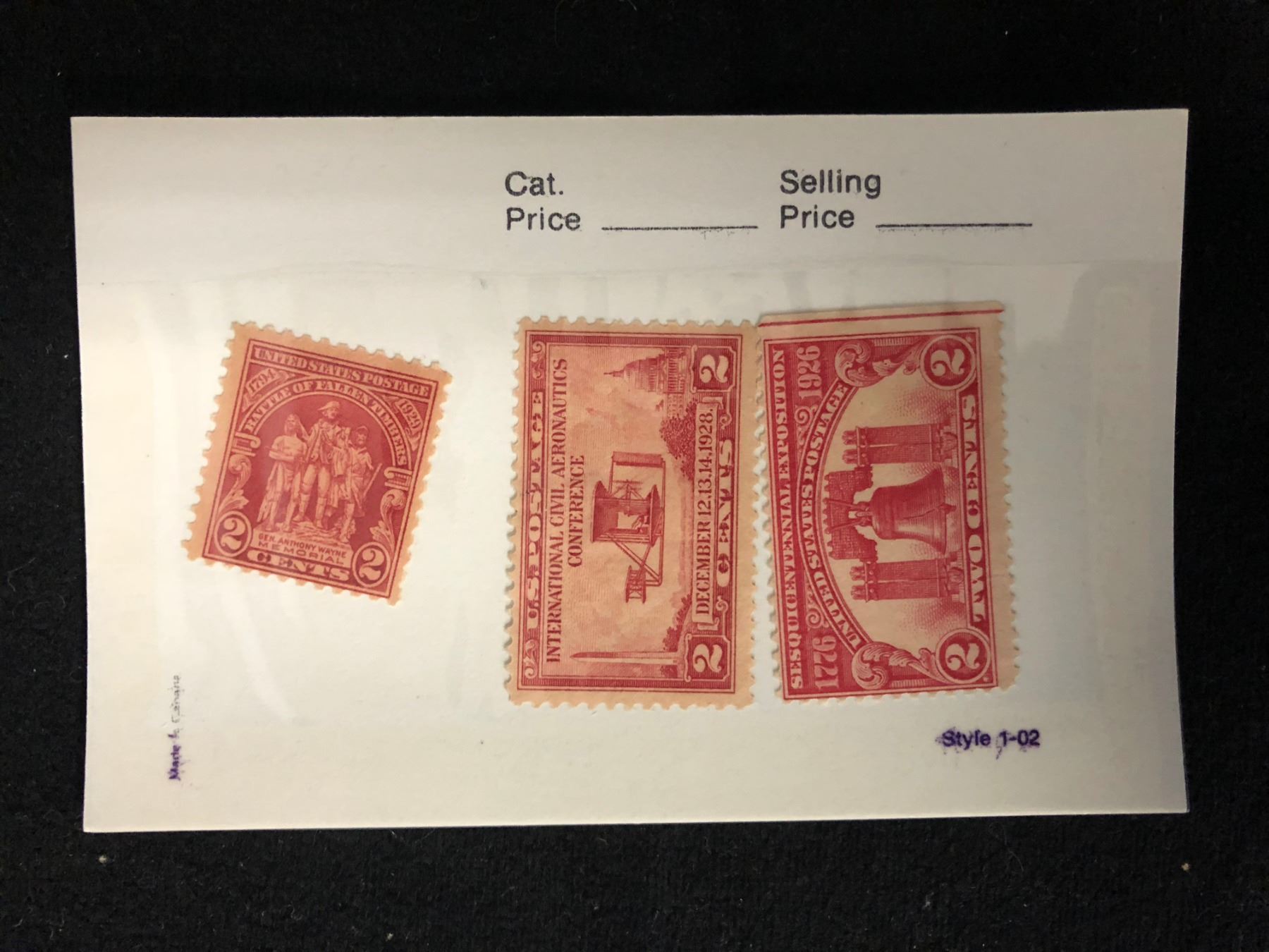 UNITED STATES 2 CENT STAMP LOT UNITED STATES 2 CENT STAMP LOT