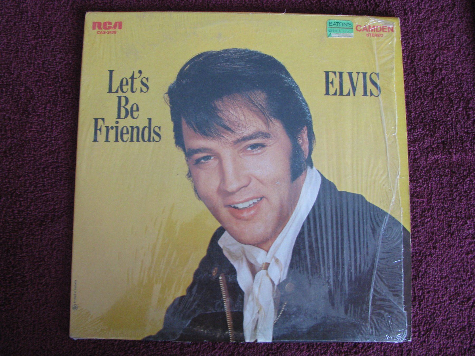 3 ELVIS PRESLEY 33 RPM RECORDS