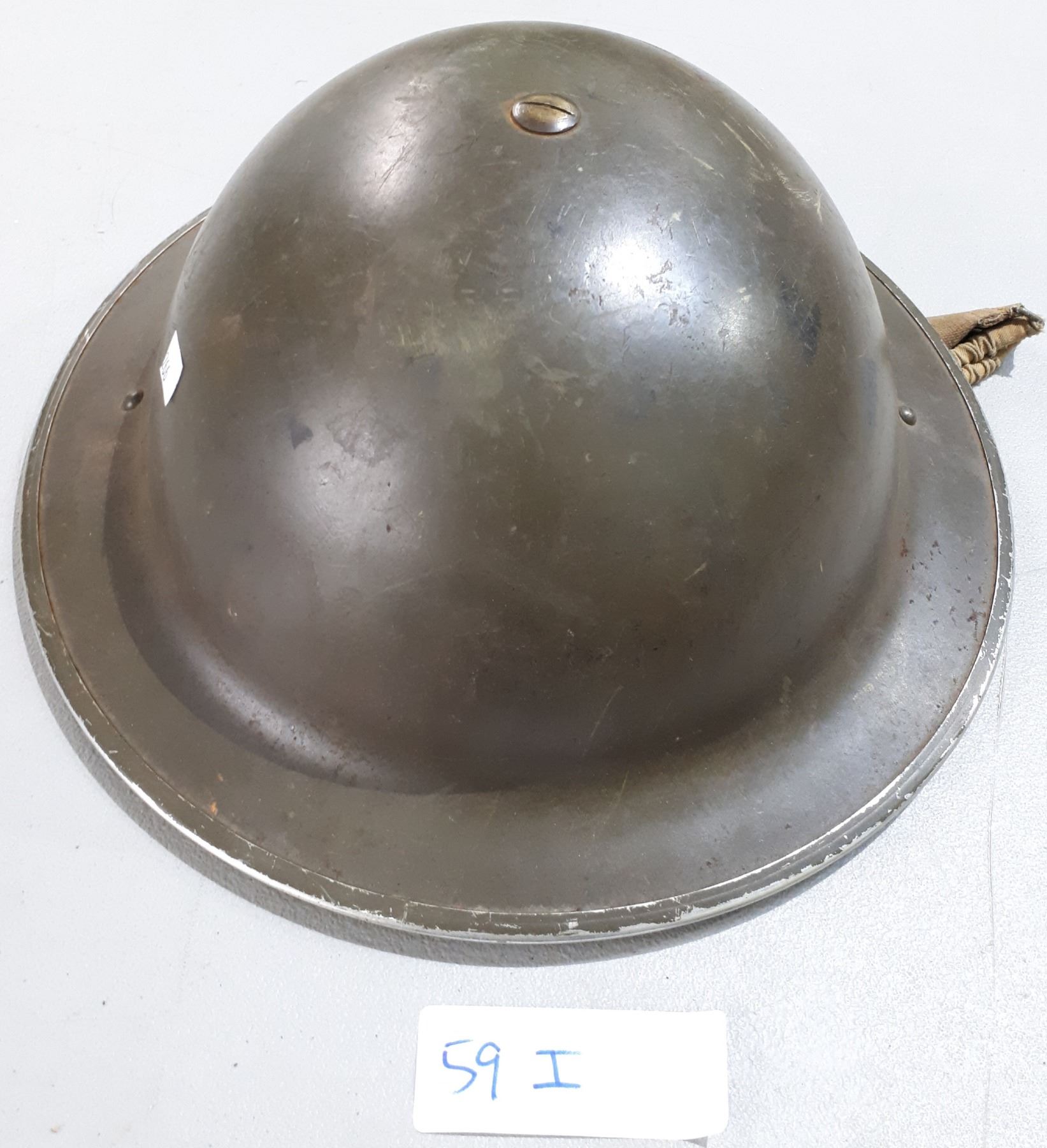 WWI CANADIAN ARMY HELMET W/LINER