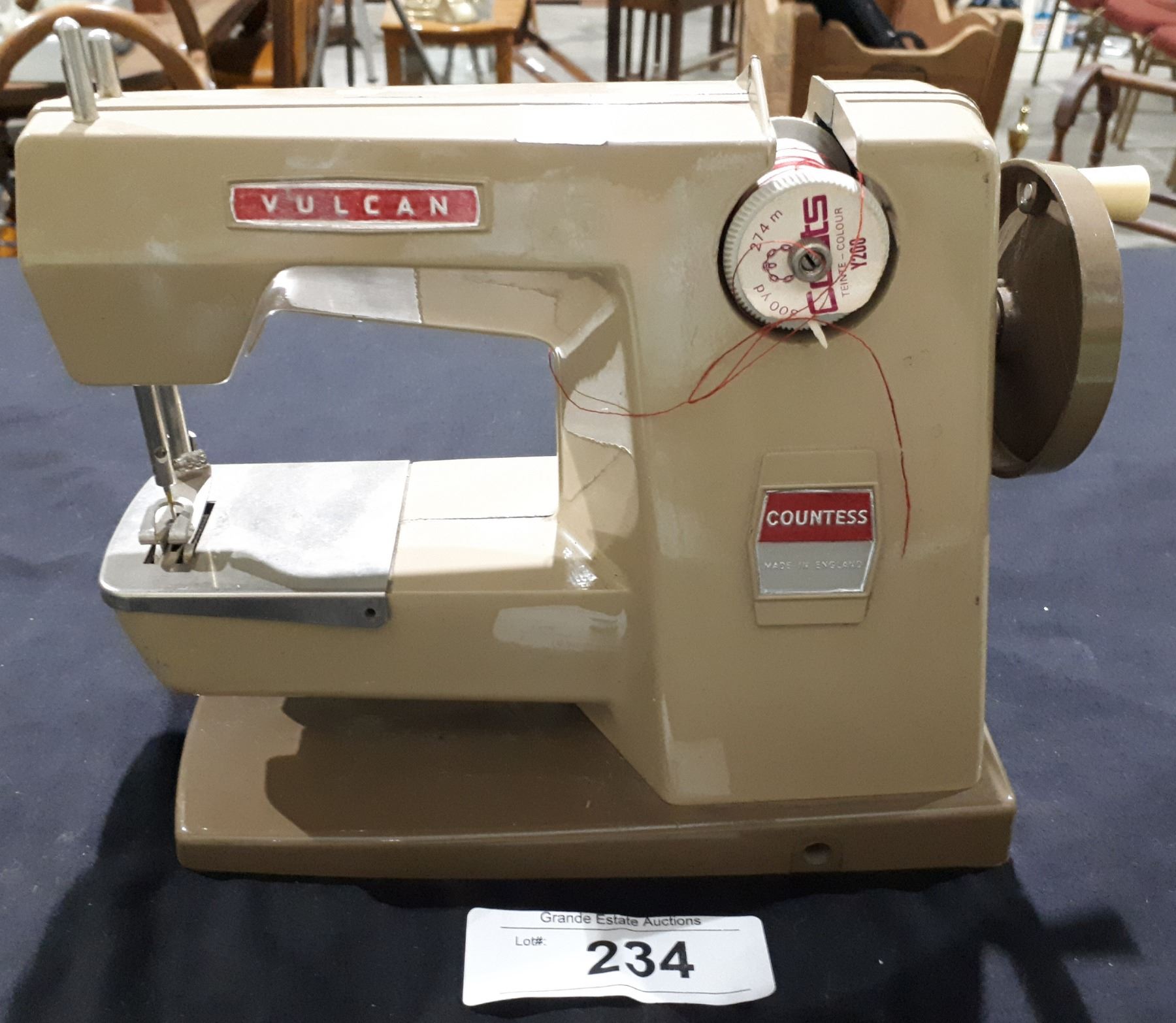 VINTAGE VULCAN COUNTESS MINIATURE SEWING MACHINE