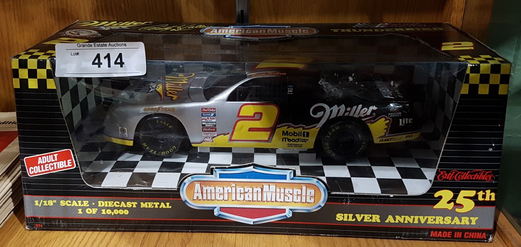 RUSTY WALLACE 25TH ANNIVERSARY EDITION DIE CAST CAR