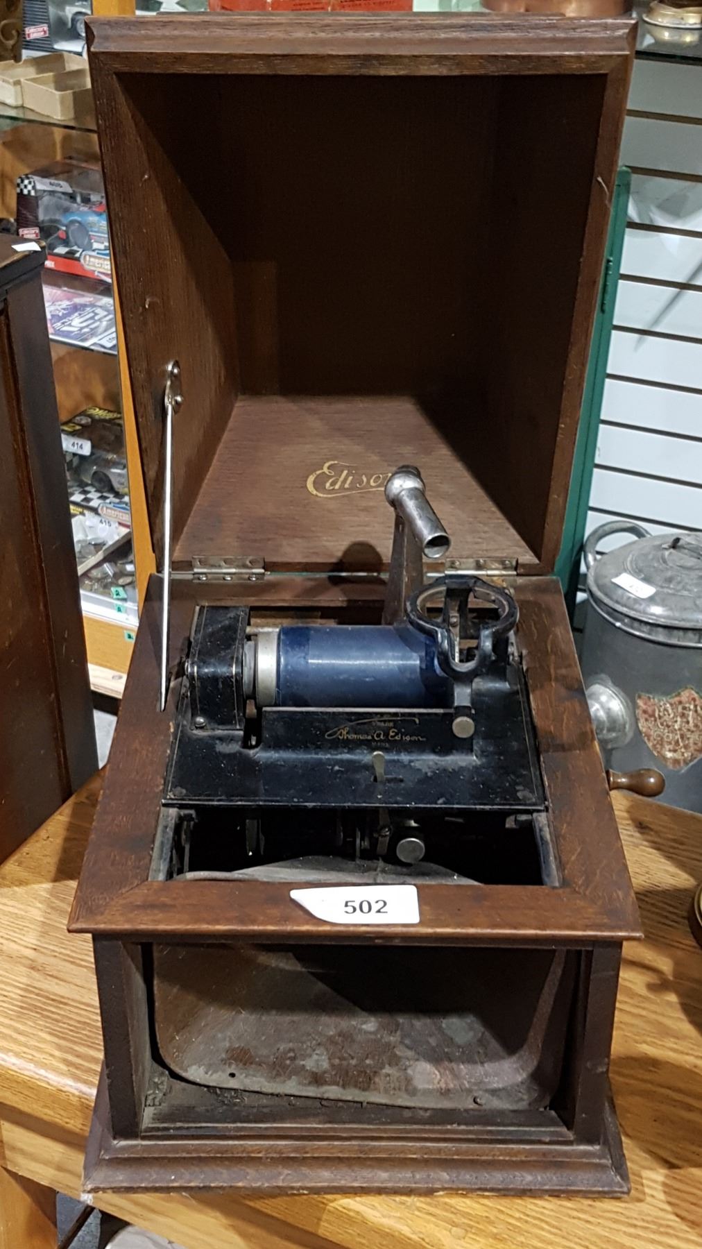 ANTIQUE EDISON GRAMOPHONE