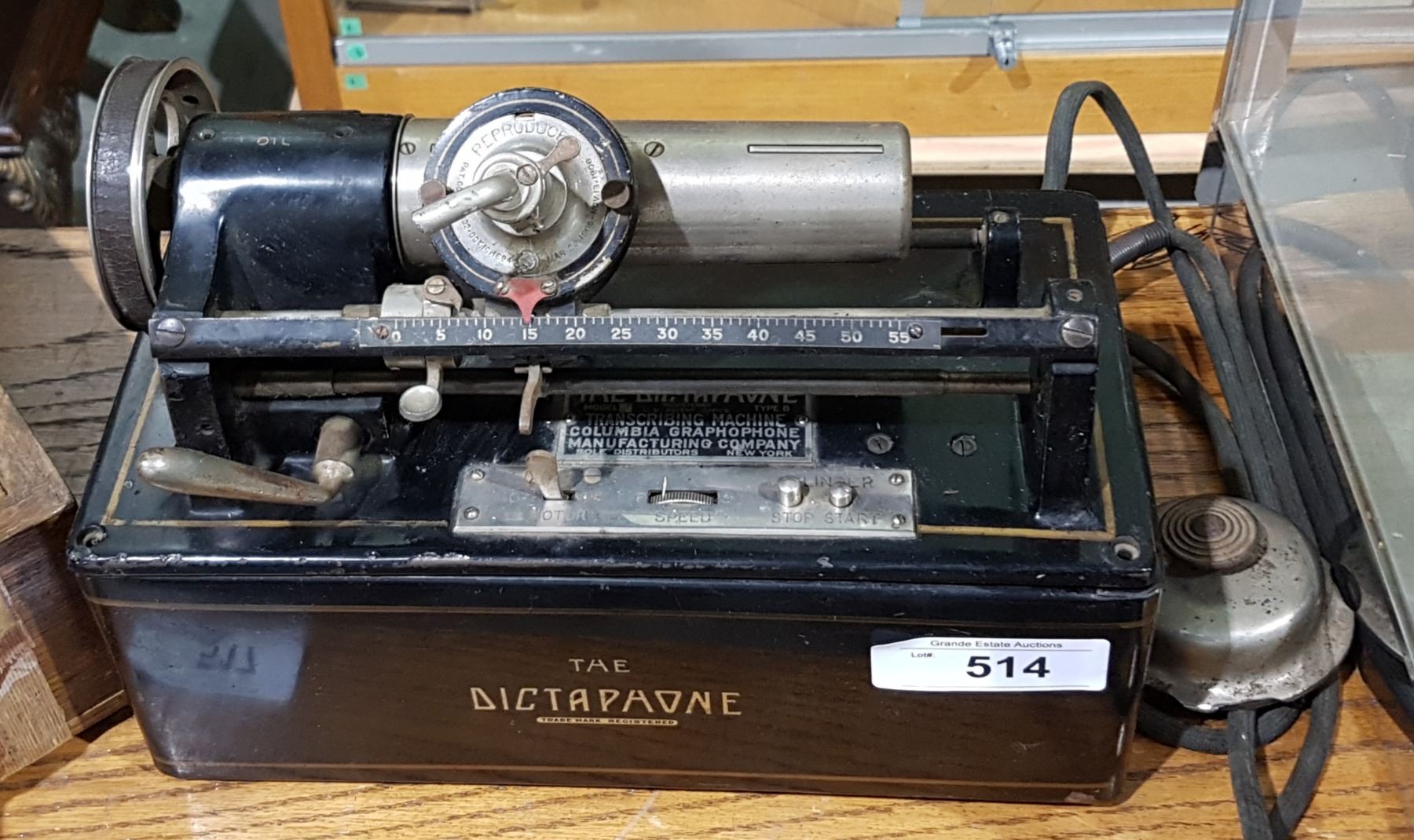 ANTIQUE DICTAPHONE MACHINE