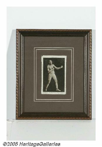 HSC: 1940 Jack Johnson Signed Postcard PSA/DNA 19