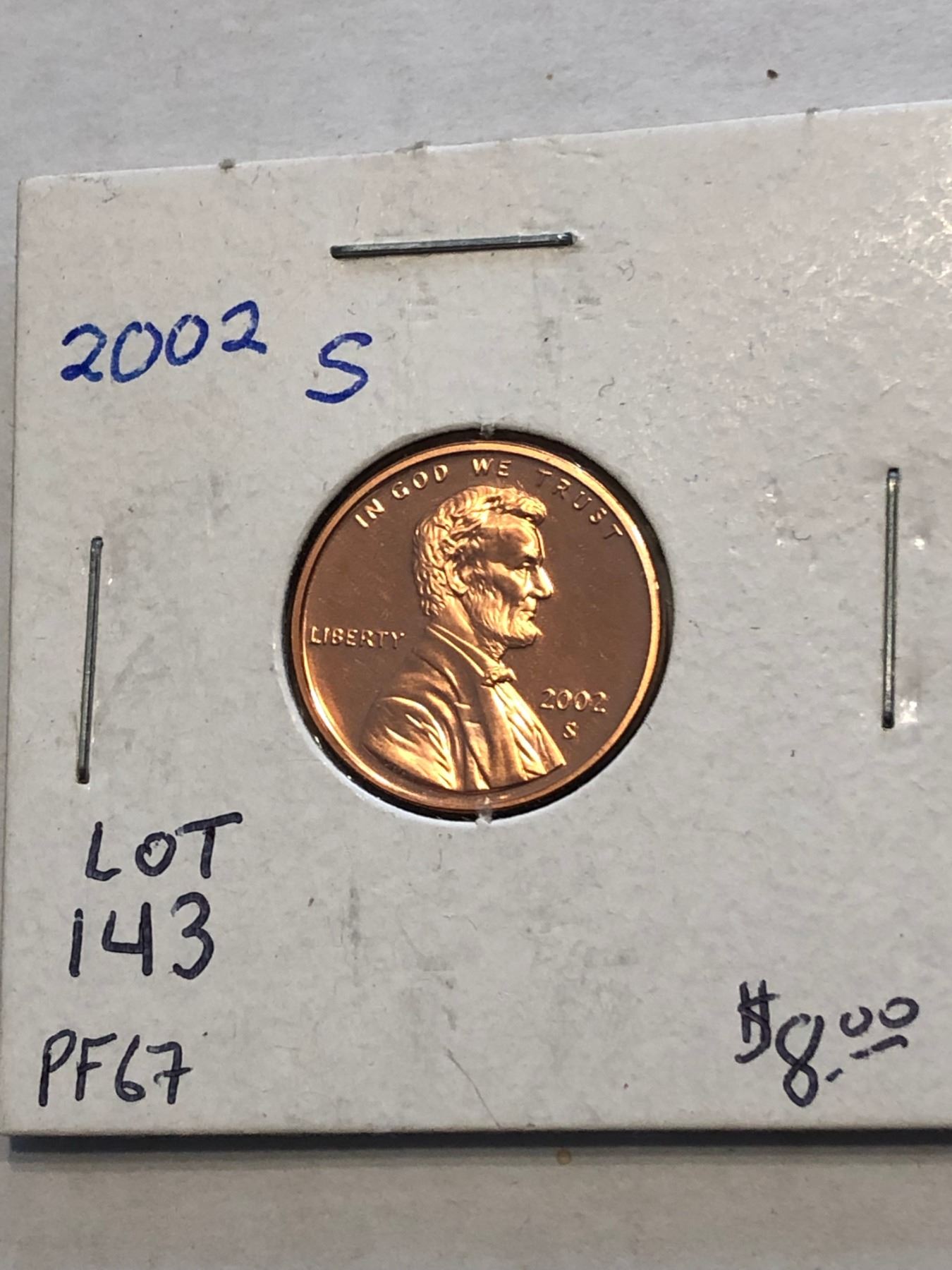 2002 S PROOF Lincoln Penny