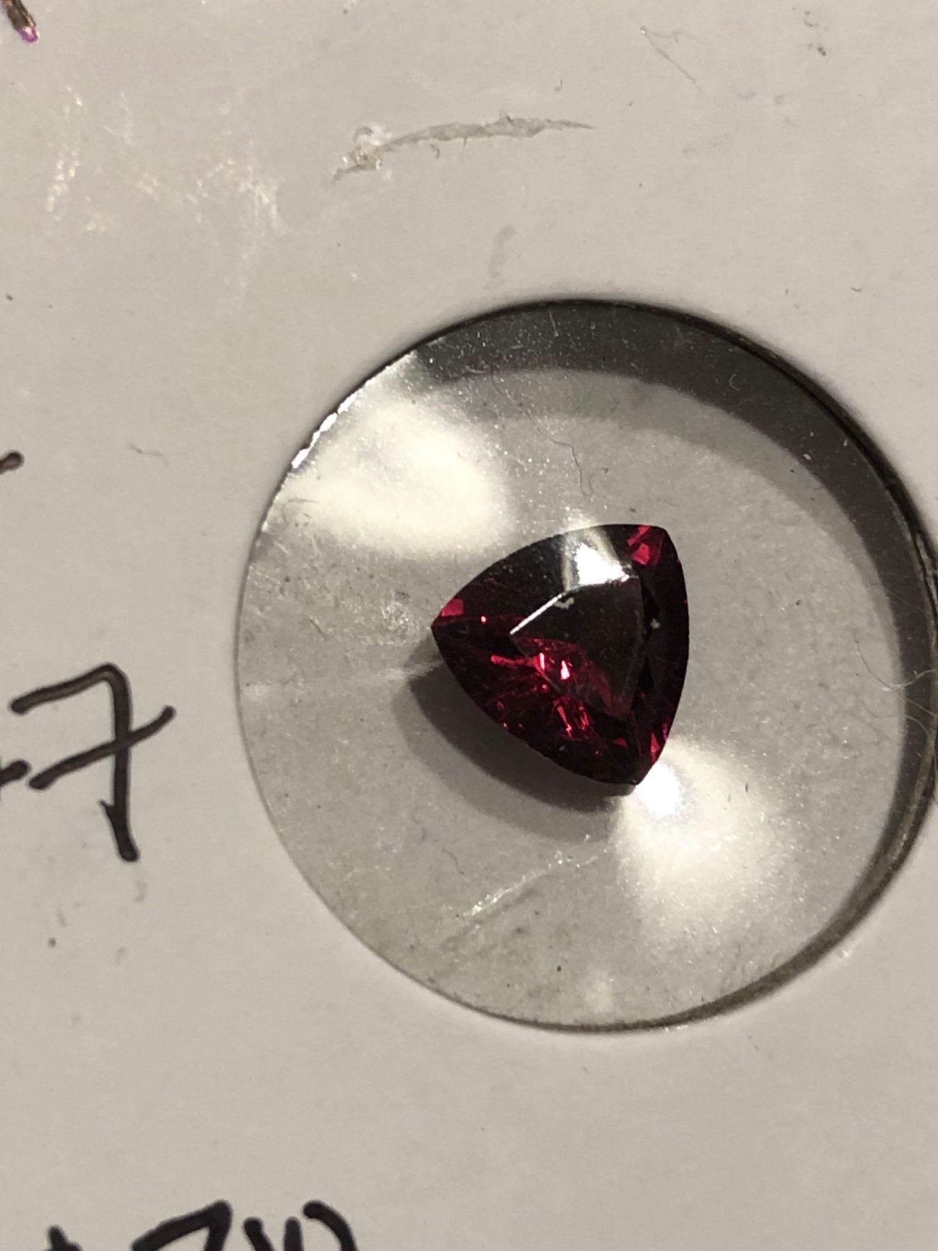 Extremely Rare Trilliant Cut 1.50 RUBY Investment *GEM QUALITY* Gemstone