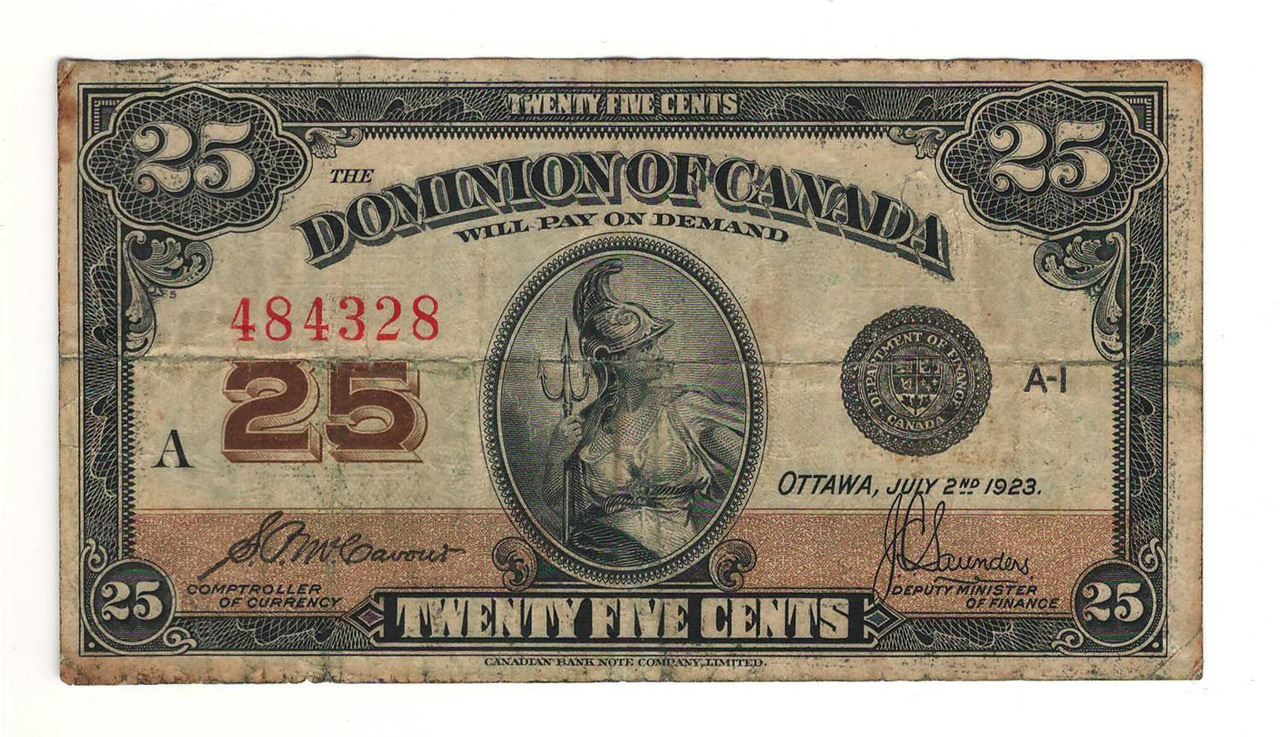 1923 Canada 25 Cent Note 1923-canada-25-cent-note