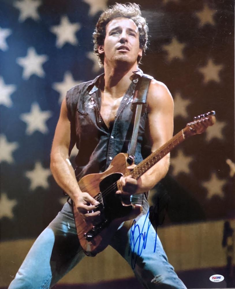 Bruce Springsteen Signed 16x20 Photo (PSA COA)