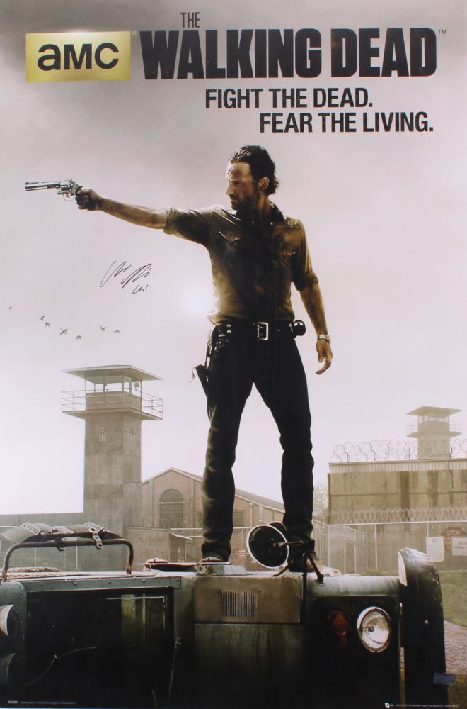 Chandler Riggs Signed "The Walking Dead" 24x36 Poster Inscribed "Carl ...