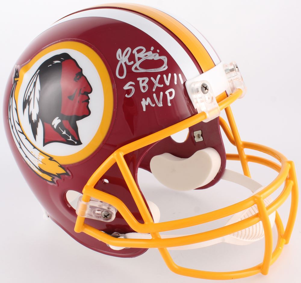 John Riggins Signed Redskins Full-Size Helmet Inscribed "SB XVII MVP ...