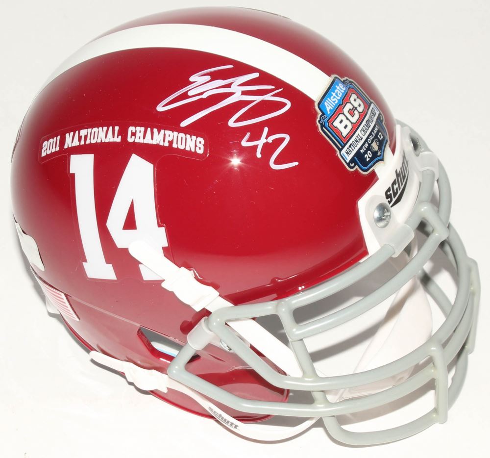 Eddie Lacy Signed 2011 Alabama Crimson Tide National BCS Champions Logo ...