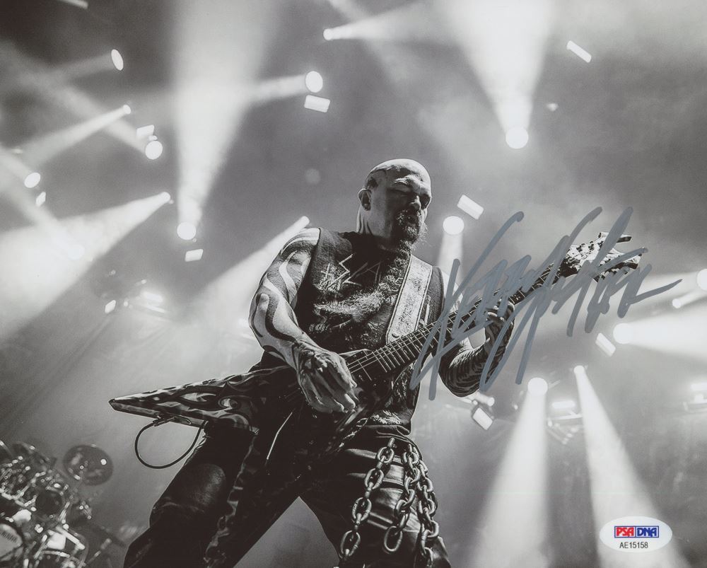 Kerry King Signed 8x10 Photo (PSA COA)