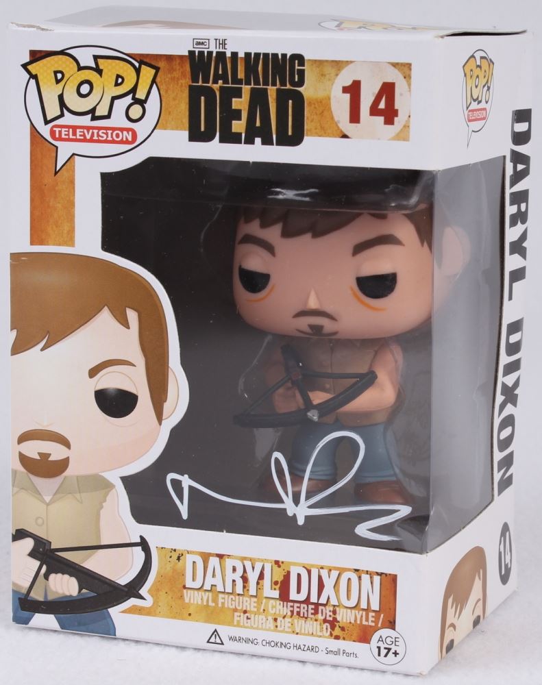 Norman Reedus Signed The Walking Dead "Daryl Dixon" Funko Pop Figure ...
