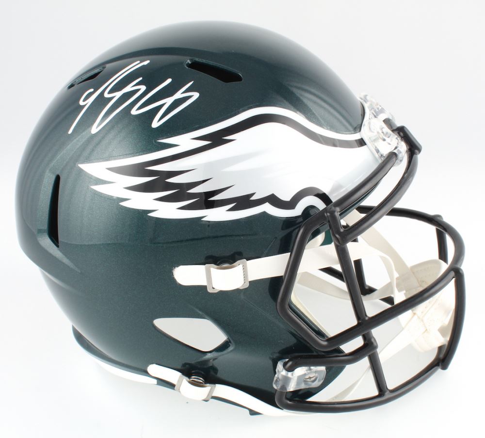 LeSean McCoy Signed Eagles Full-Size Speed Helmet (Radtke COA)