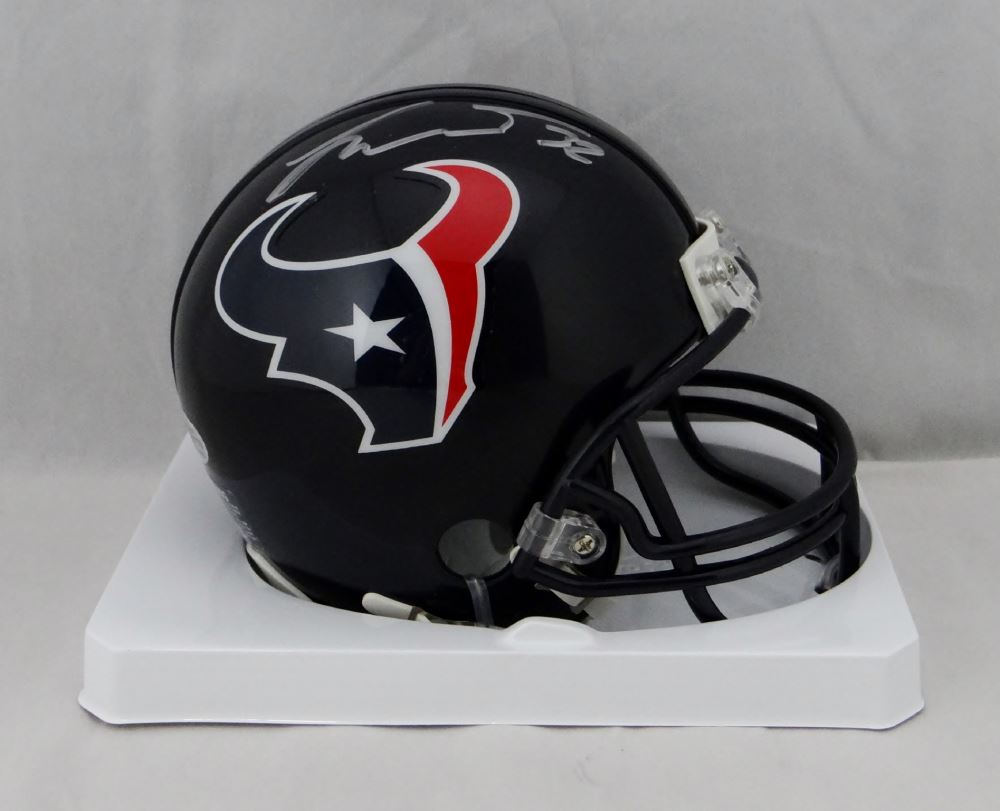 Tyrann Mathieu Signed Texans Mini Helmet (Beckett COA)